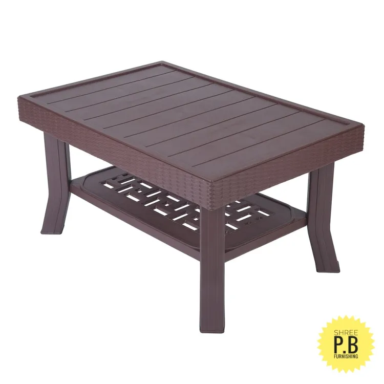 Supreme Vegas Molded Plastic Coffee Table-105032249 vistaartrade.com